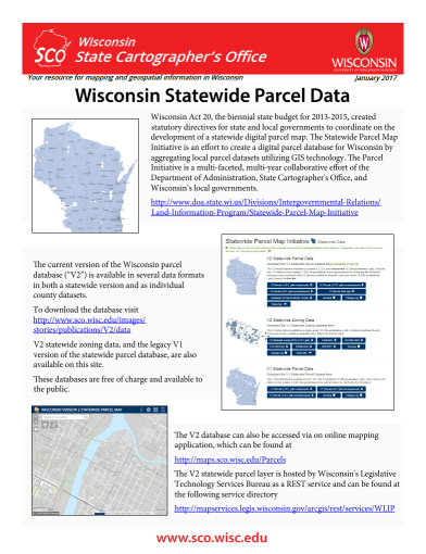 statewide_parcel_data – State Cartographer's Office – UW–Madison