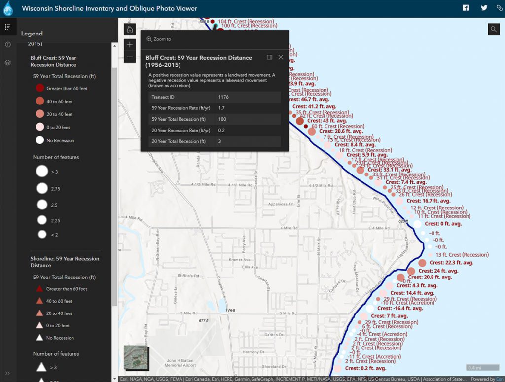 The Wisconsin Shoreline Inventory and Oblique Photo Viewer: An Effort ...