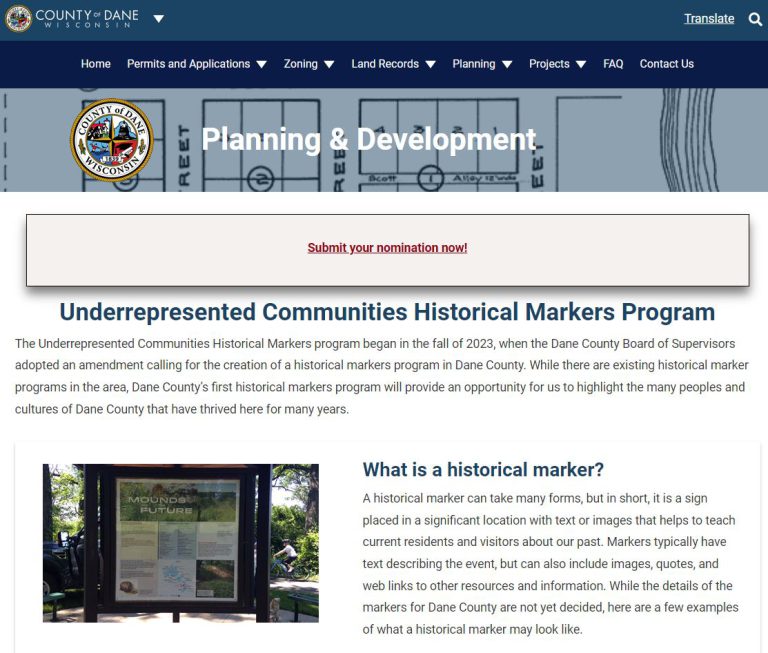 Dane County Launches Underrepresented Communities Historical Markers ...