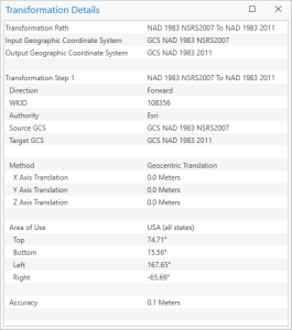Preparing Your Esri Data for the New National Spatial Reference System ...