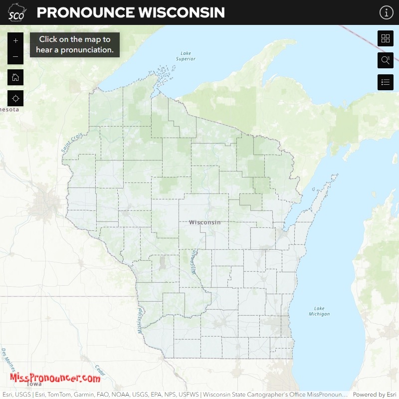 New Version of Pronounce Wisconsin Released – State Cartographer's ...